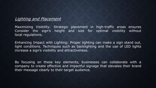 The Art and Science of Signage Design Services.pptx