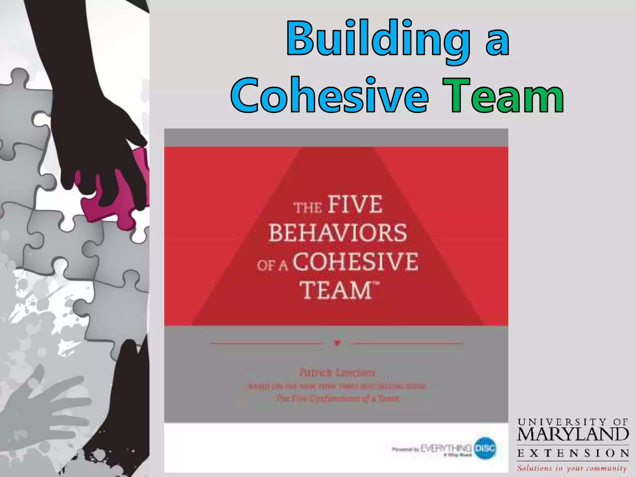 The Art and Science of Teamwork in Extension | PPTX