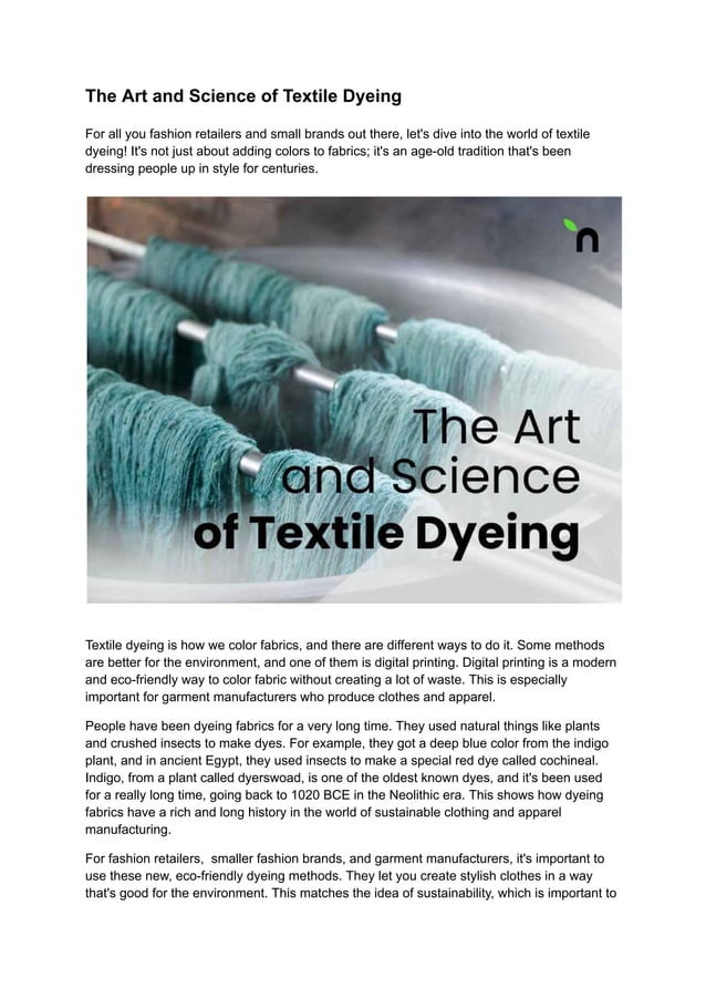 The Art and Science of Textile Dyeing.pdf