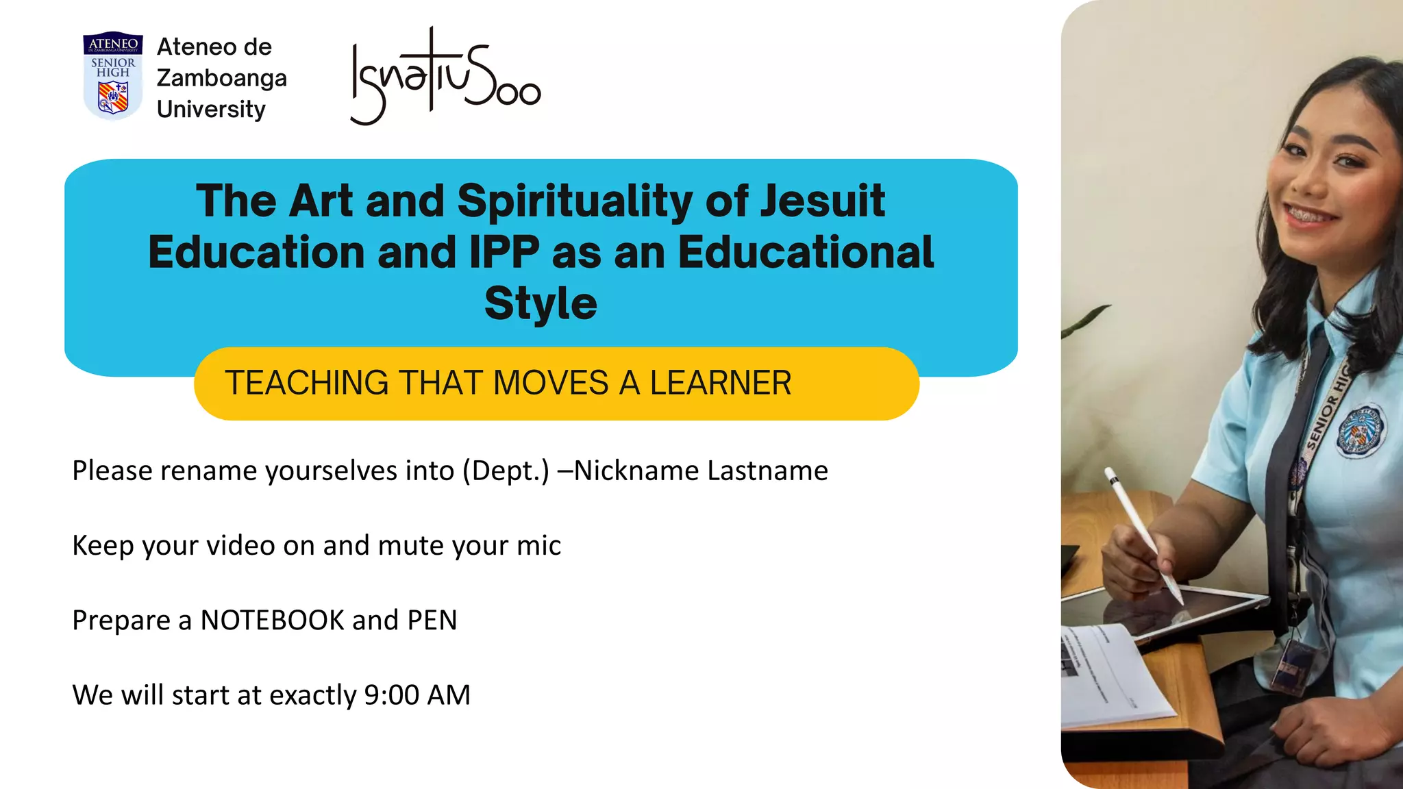 The art and spirituality of jesuit education and the ipp as an ...