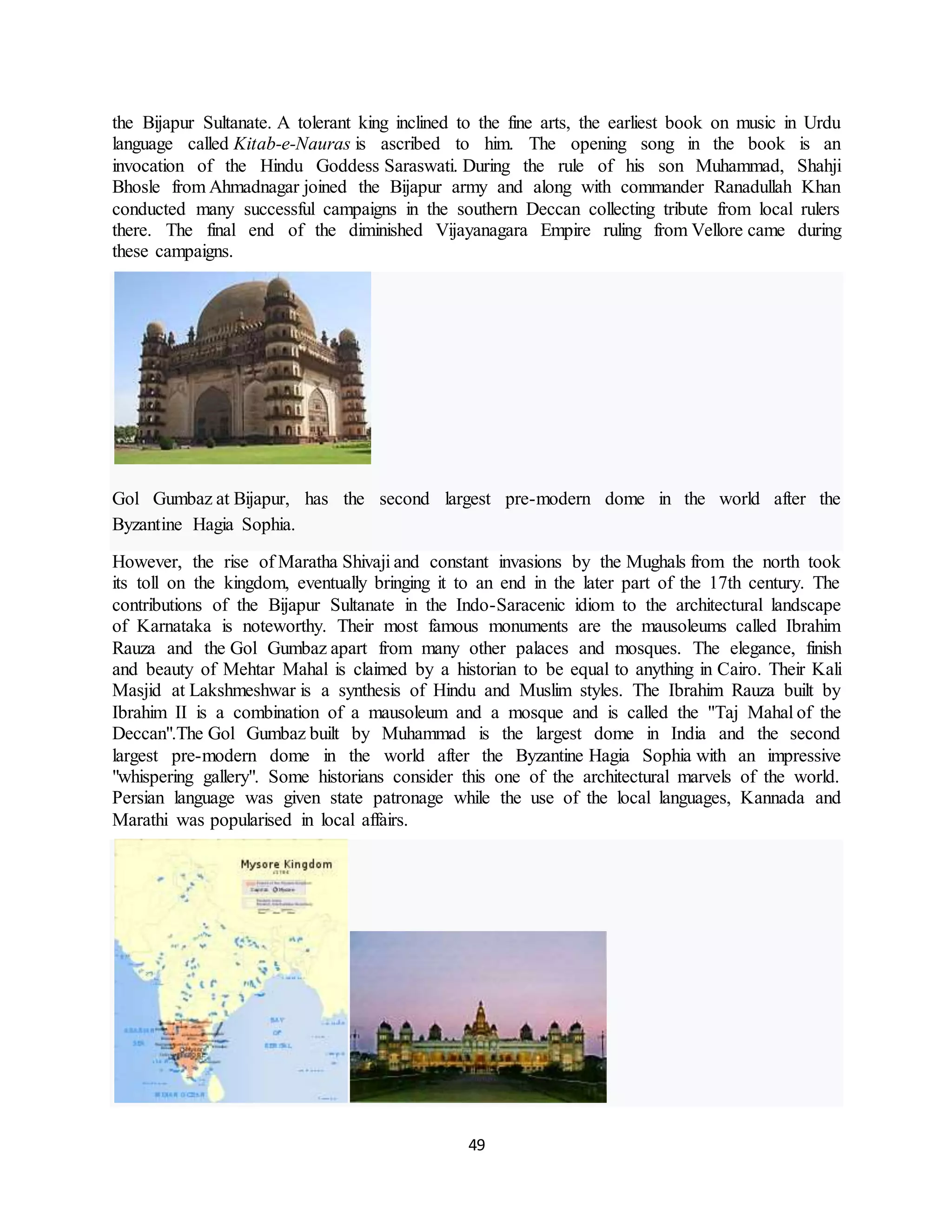 The art &architecture of the vijaynagar empire | DOCX