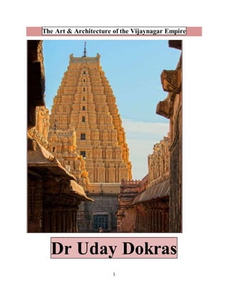 The art &architecture of the vijaynagar empire | DOCX