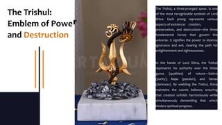 "Lord Shiva Trishul With Damru" - a divine addition to any space | PPTX