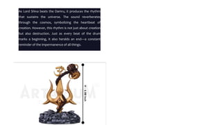 "Lord Shiva Trishul With Damru" - a divine addition to any space | PPTX