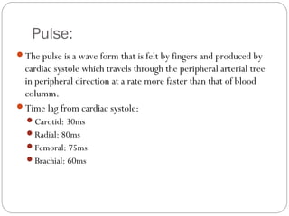 Peripheral Pulses