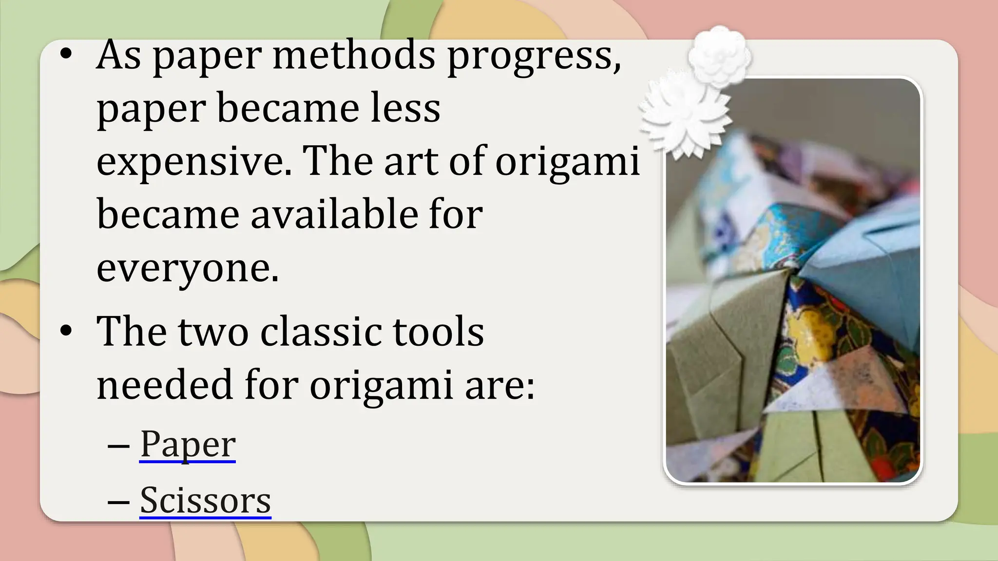 The Art History of Origami.pptxxxxxxxxxx | PPTX