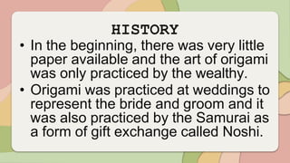The Art History of Origami.pptxxxxxxxxxx | PPTX