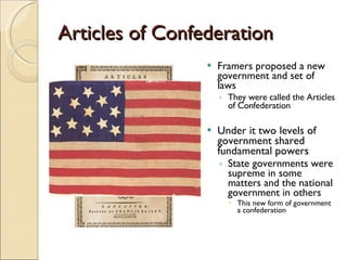 The Articles Of Confederation | PPT