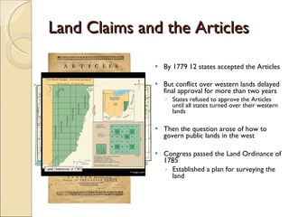 The Articles Of Confederation | PPT | Civic affairs | Politics