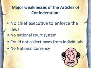 The Articles Of Confederation | PPTX