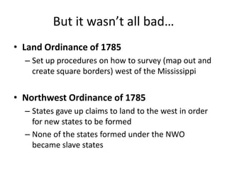 The Articles of Confederation | PPTX | Civic affairs | Politics