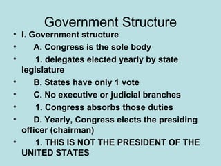 The Articles of Confederation | PPT