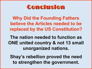 The articlesofconfederation | PPT