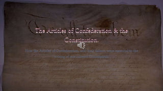 The articles of confederation & the constitution | PPTX | Civic affairs ...