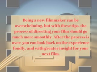 5 Film Directing Tips For Beginners | PDF | Screenwriting | Content ...