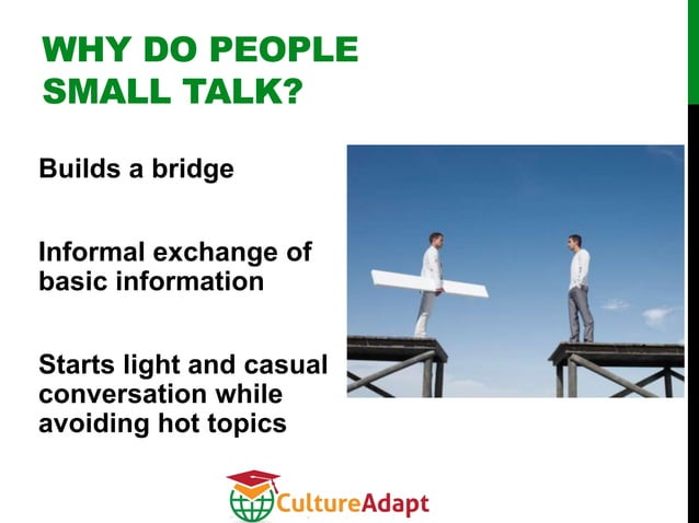 The Art of American Small Talk | PPT