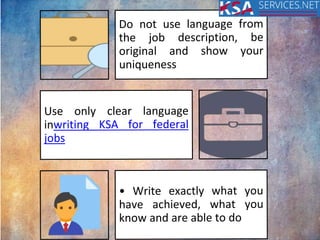 The Art of Answering KSA Questions | PPT