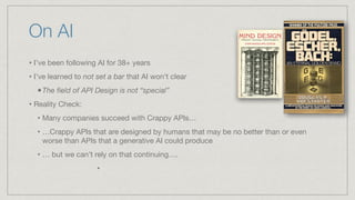 The Art of API Design, by David Biesack at Apiture | PDF | Web Development | Internet