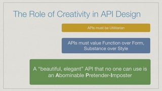 The Art of API Design, by David Biesack at Apiture | PDF | Web Development | Internet