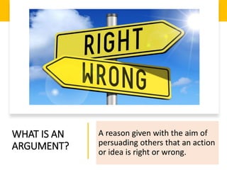 The art of argument story telling and metaphor | PPTX