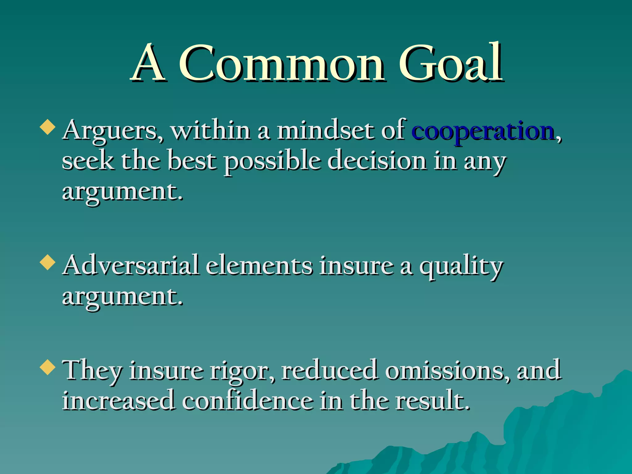 The Art of Argument 2 | PPT