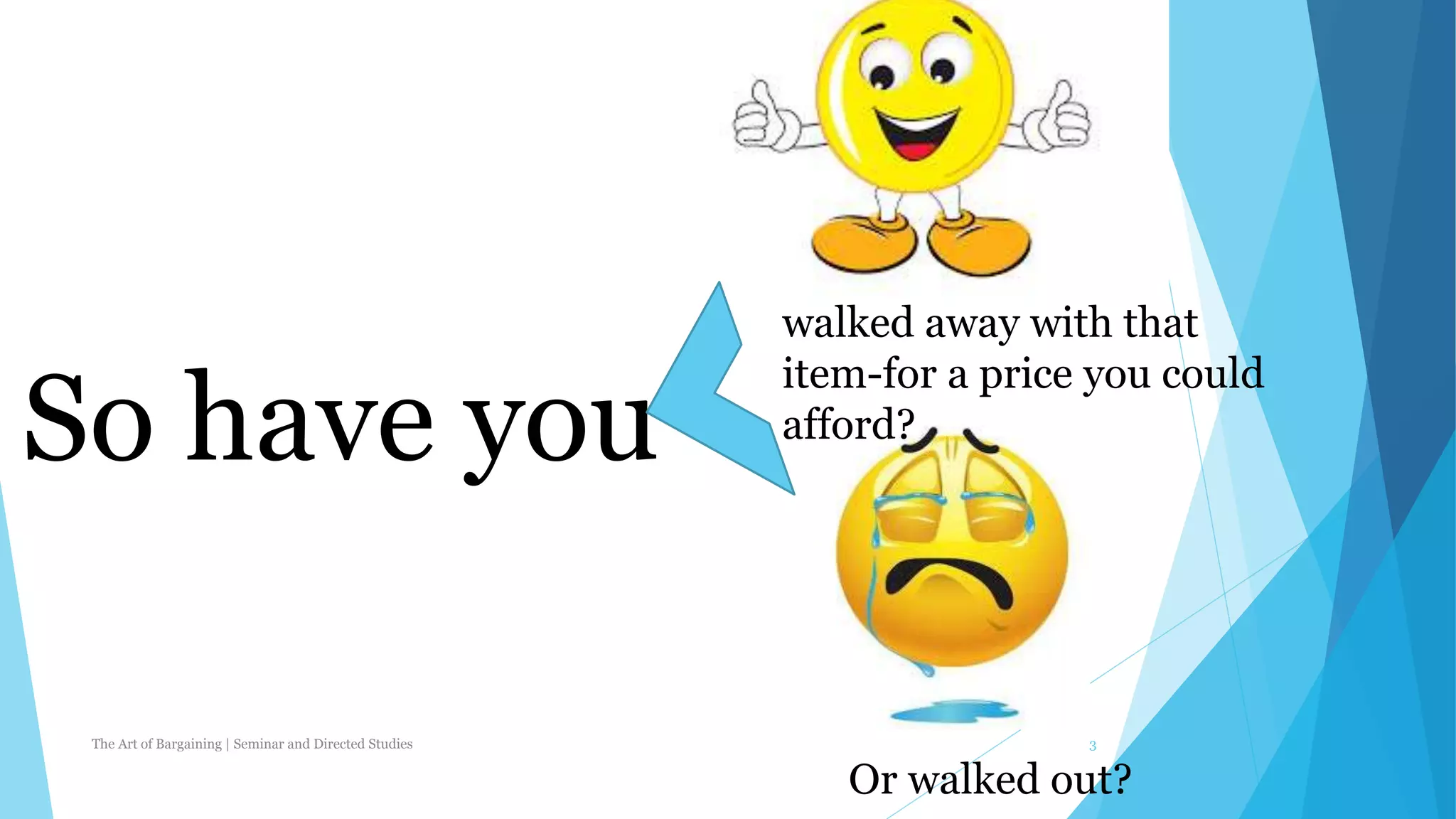 The art of bargaining | PPT