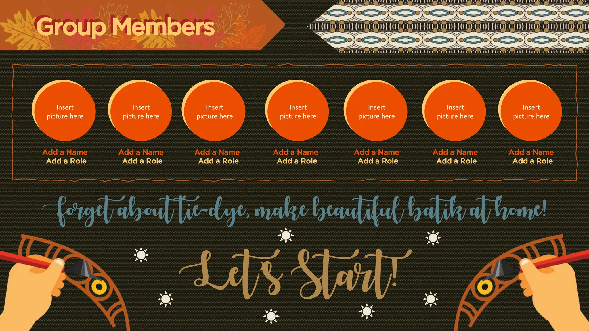 The Art of Batik, template ppt aesthetic | PPTX