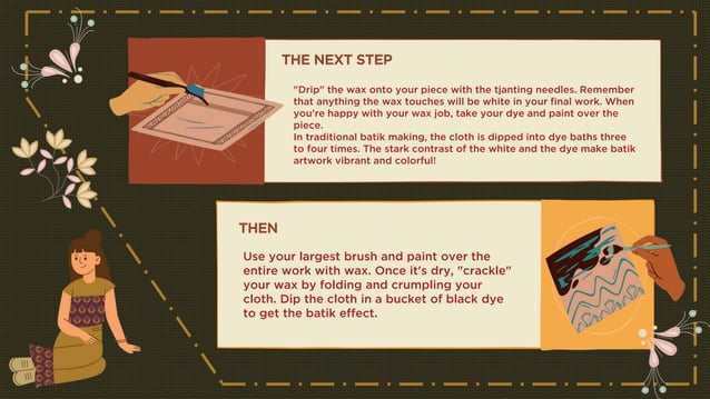 The Art of Batik, template ppt aesthetic | PPTX