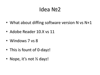 The art of binary diffing | PPT