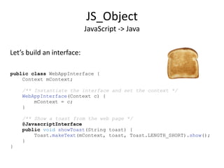 The art of Building Bridges for Android Hybrid Apps | PDF