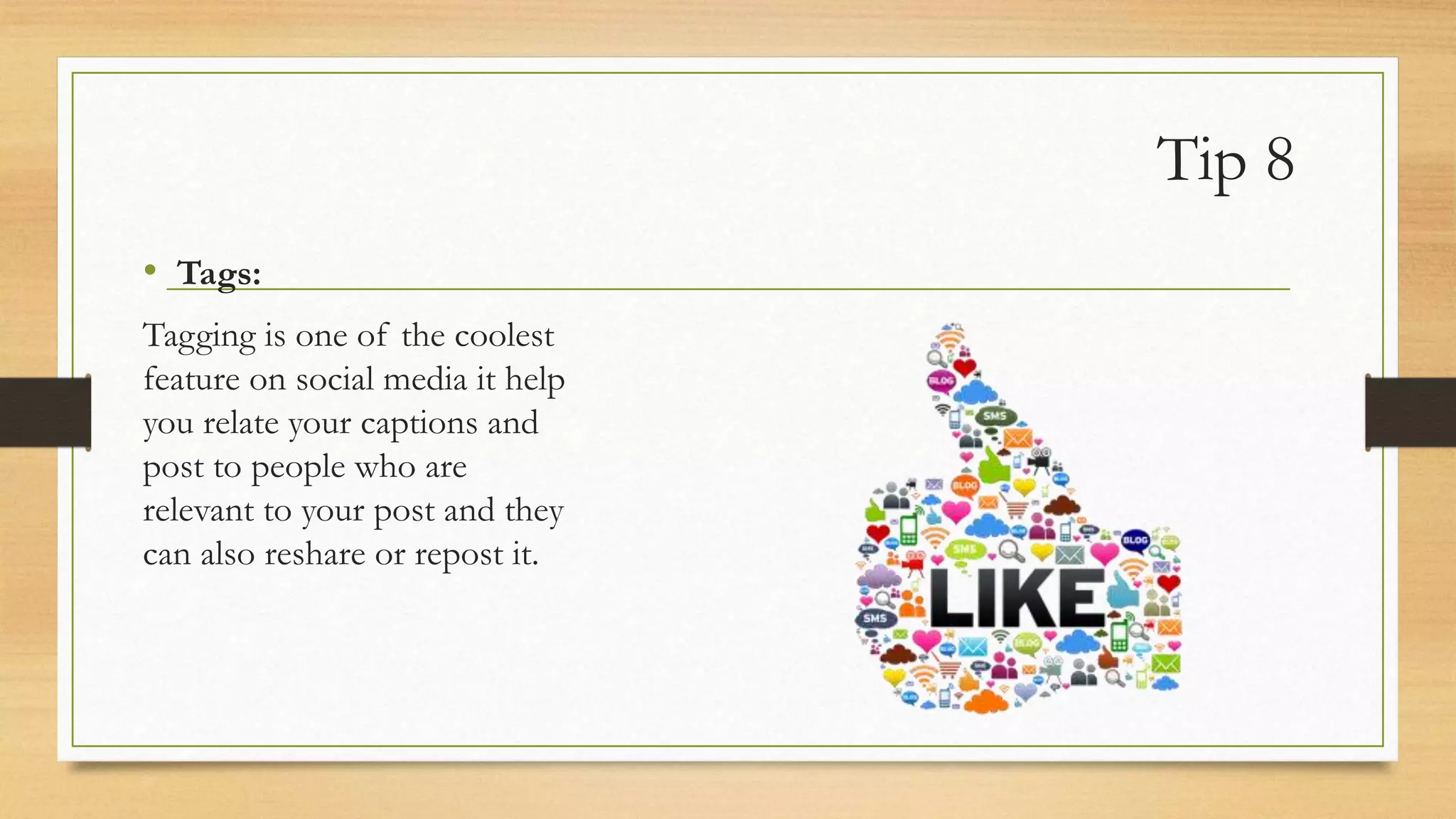 The art of caption: 10 Tips to better captioning on social media | PPTX