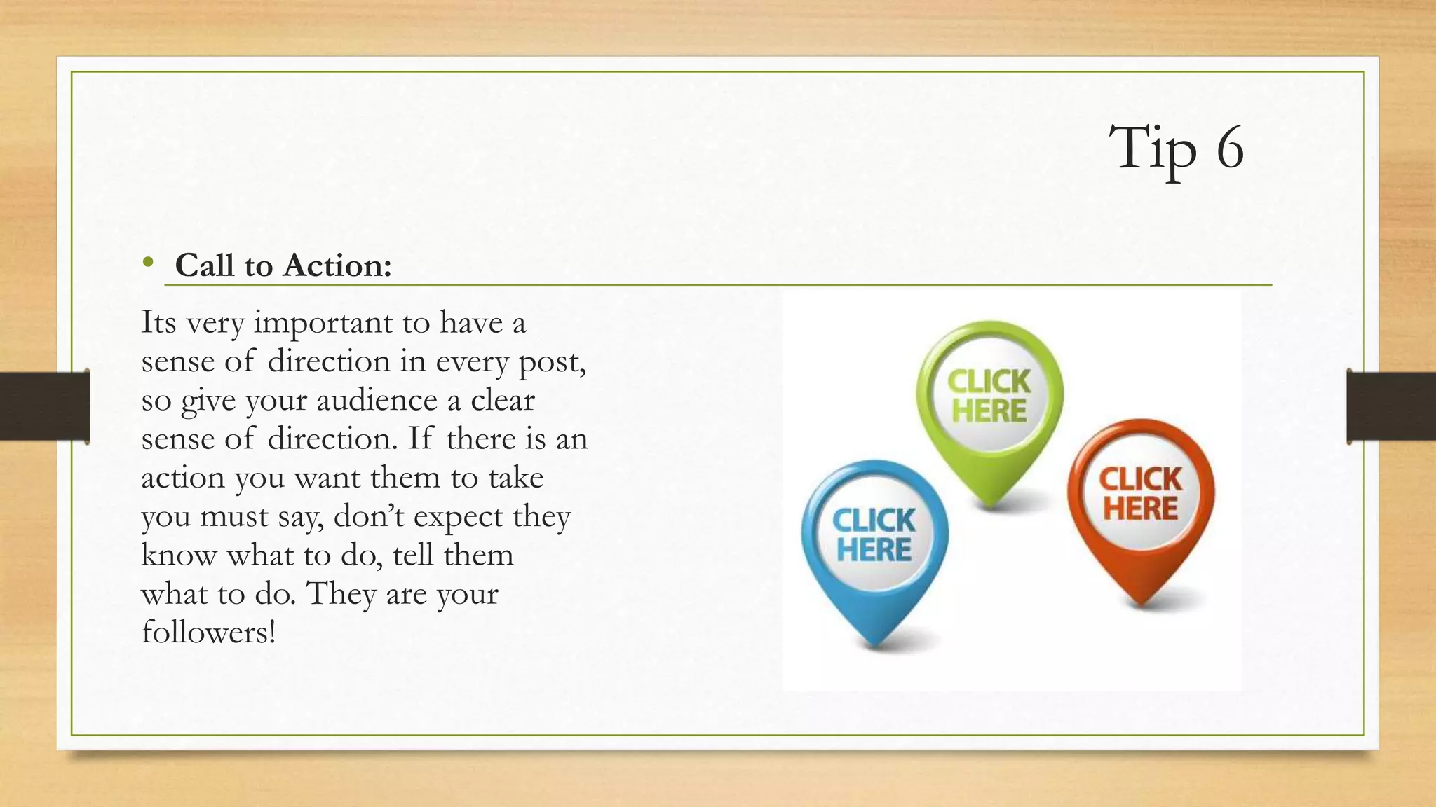 The art of caption: 10 Tips to better captioning on social media | PPTX