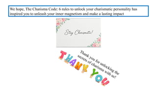 The Art of Charisma-6 Rules of Success By Dr. Falguni Anish Shah.pptx