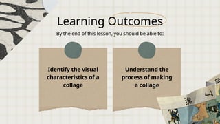 The Art of Collage Education Presentation in Beige Gold Collage ...