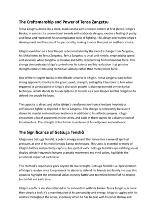 The Art of Combat Ichigo Bankai Sword and Its Significance.pdf