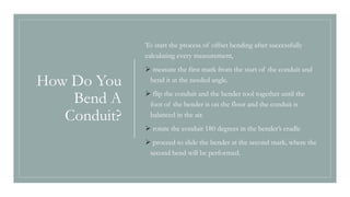 The Art of Conduit Bending - Physics and Trigonometry Principles ...