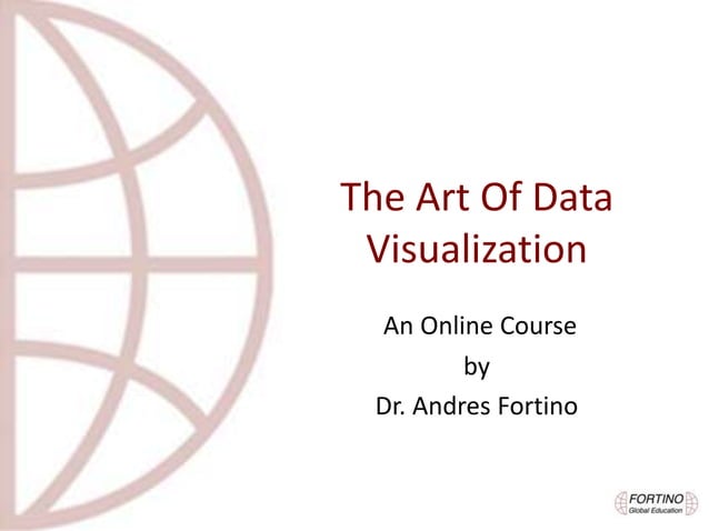The art of data visualization slideset | PPT