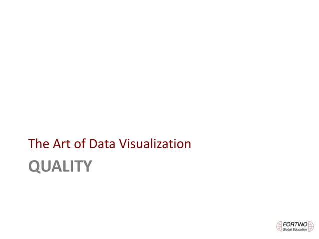 The art of data visualization slideset | PPT