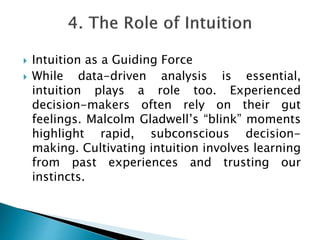 The Art of Decision-Making: Navigating Complexity and Uncertainty | PPTX