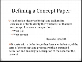 The Art of Defining Concept Paper.pptx