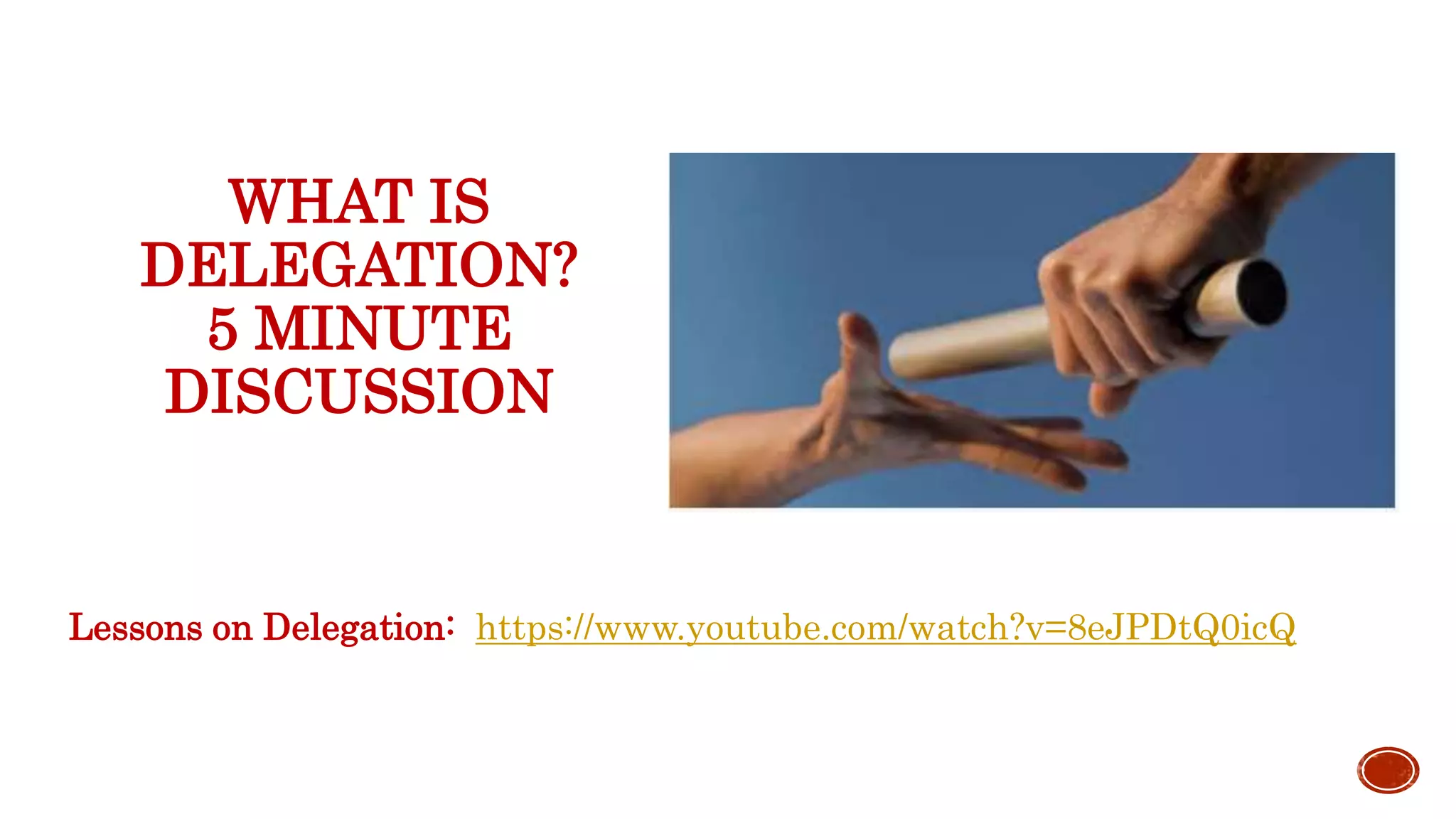 The Art of Delegation | PPTX