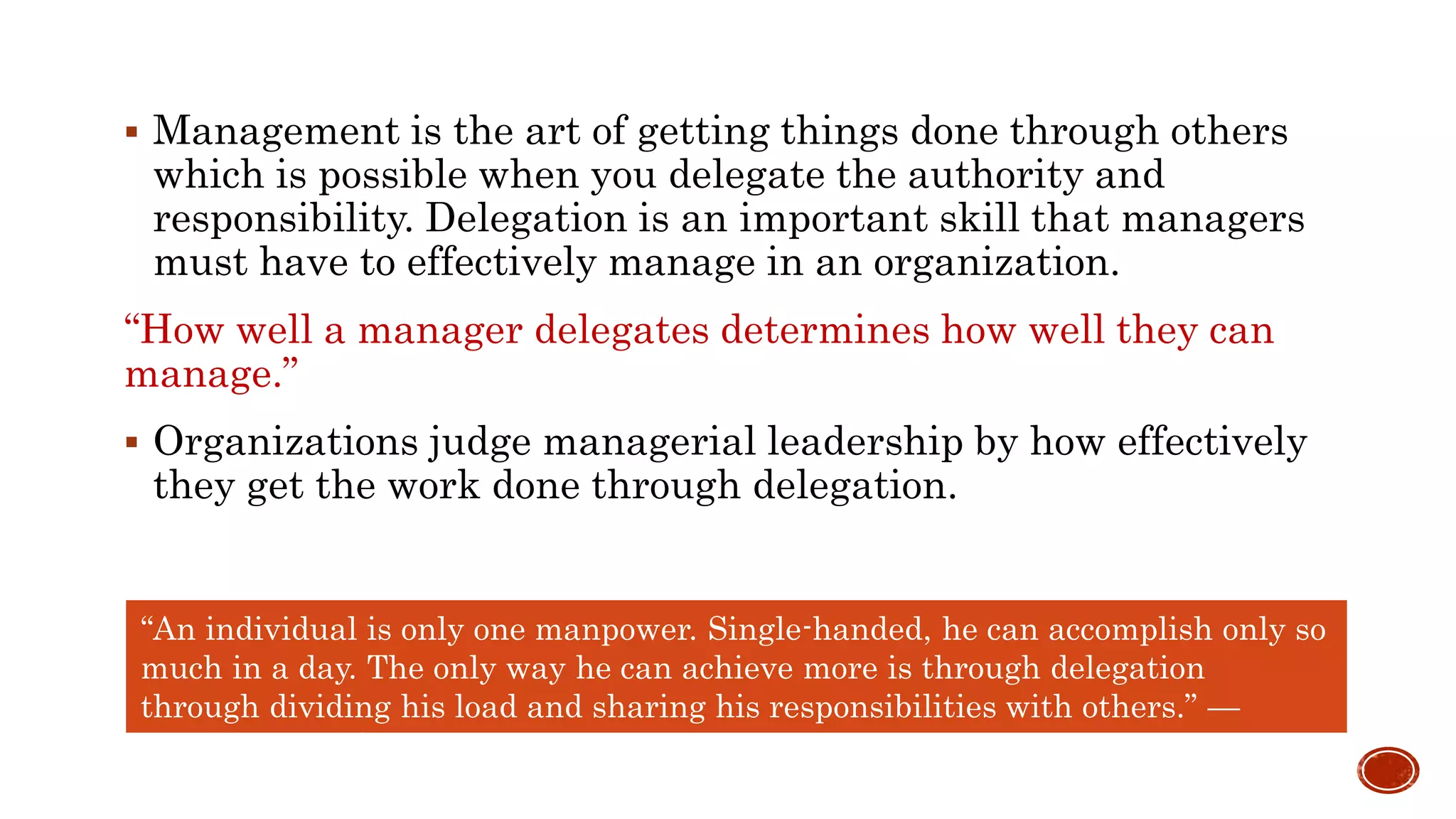 The Art of Delegation | PPTX