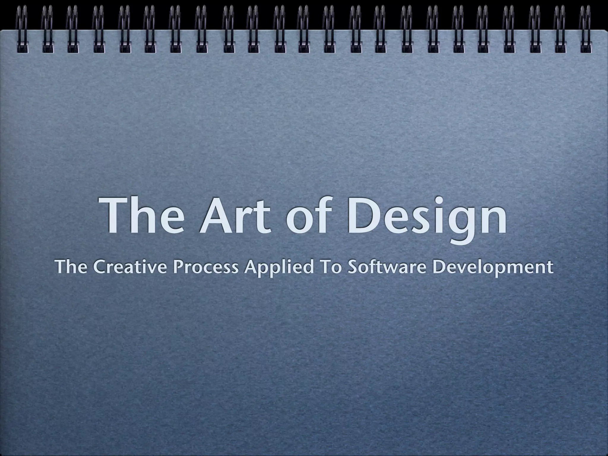 The Art Of Design | PPT