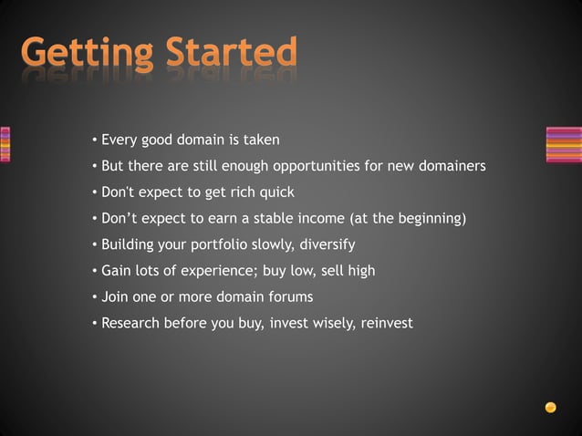 The Art of Domaining | PPT