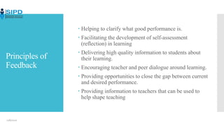 The art of effective feedback | PPTX