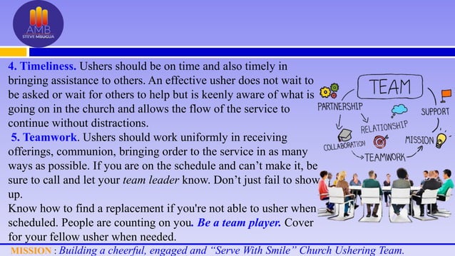 THE ART OF EFFECTIVE USHERING session 1.pdf | Career Advice | Careers