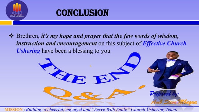 USHER 101 | PDF | Christianity | Religion & Spirituality