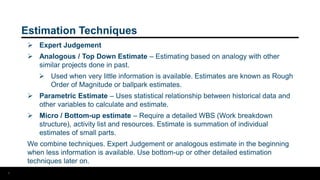 The art of estimation | PDF