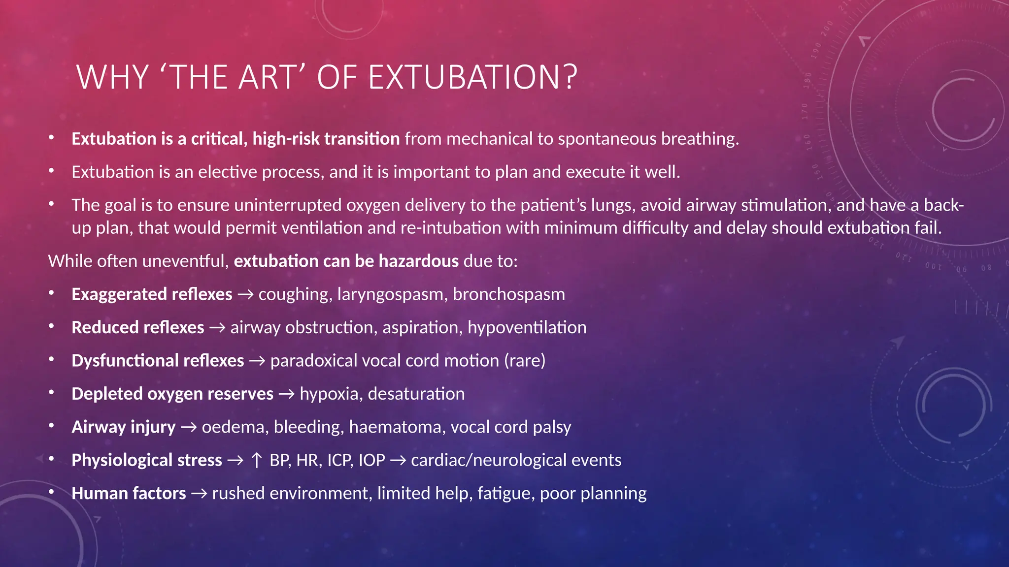 The Art Of Extubation - A Guided Risk-based Approach | PPTX