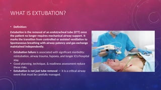 The Art Of Extubation - A Guided Risk-based Approach | PPTX